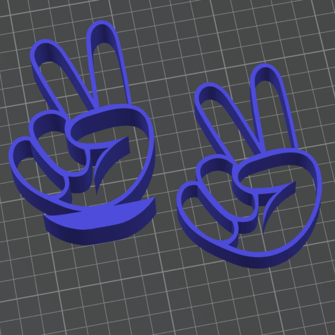 Victory Hand Sign | 3D Printable STL Design - Etsy