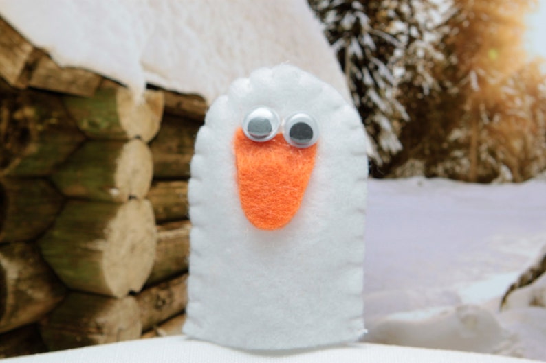 Goose Finger Puppet - Etsy