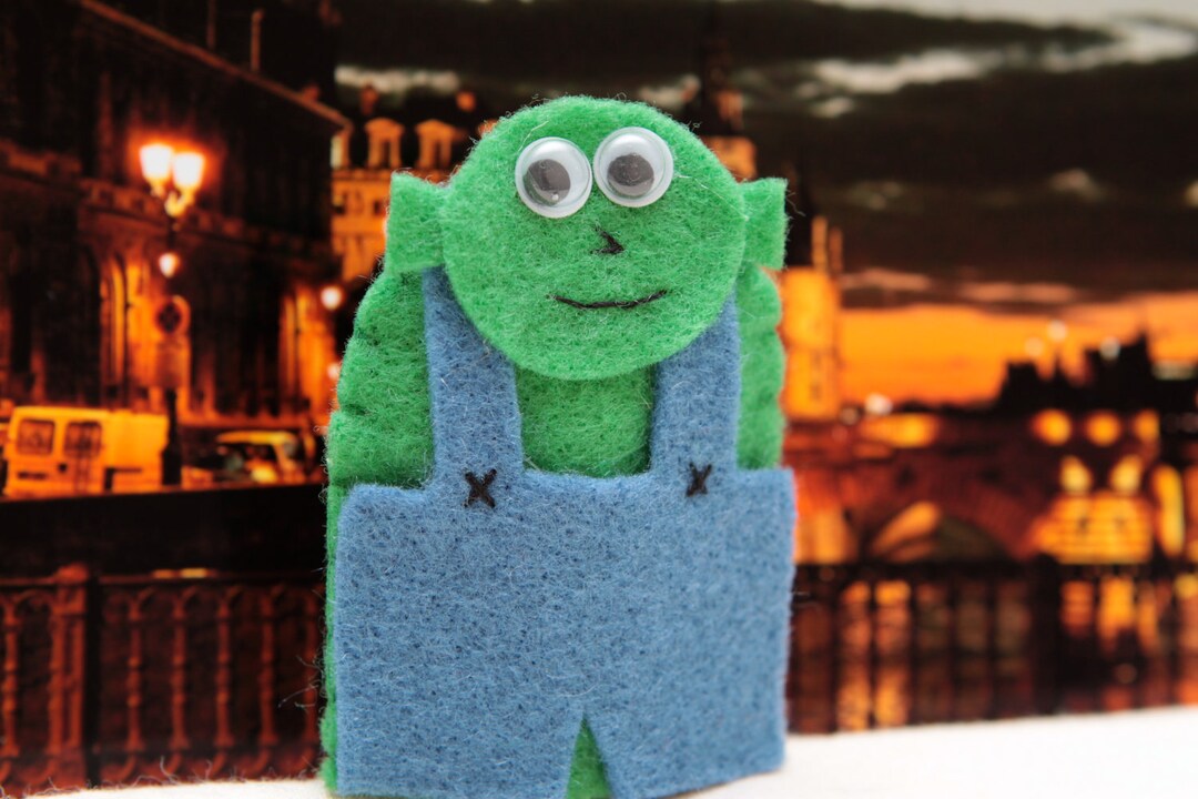 Troll Finger Puppet - Etsy