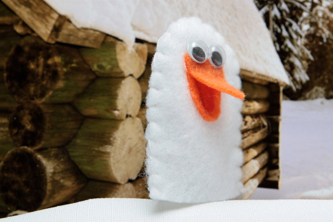 Goose Finger Puppet - Etsy