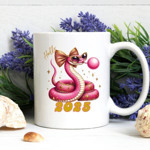 Hello 2025 Pink Snake Png, 2025 New Years Png, Pink Glitter Png, New ...