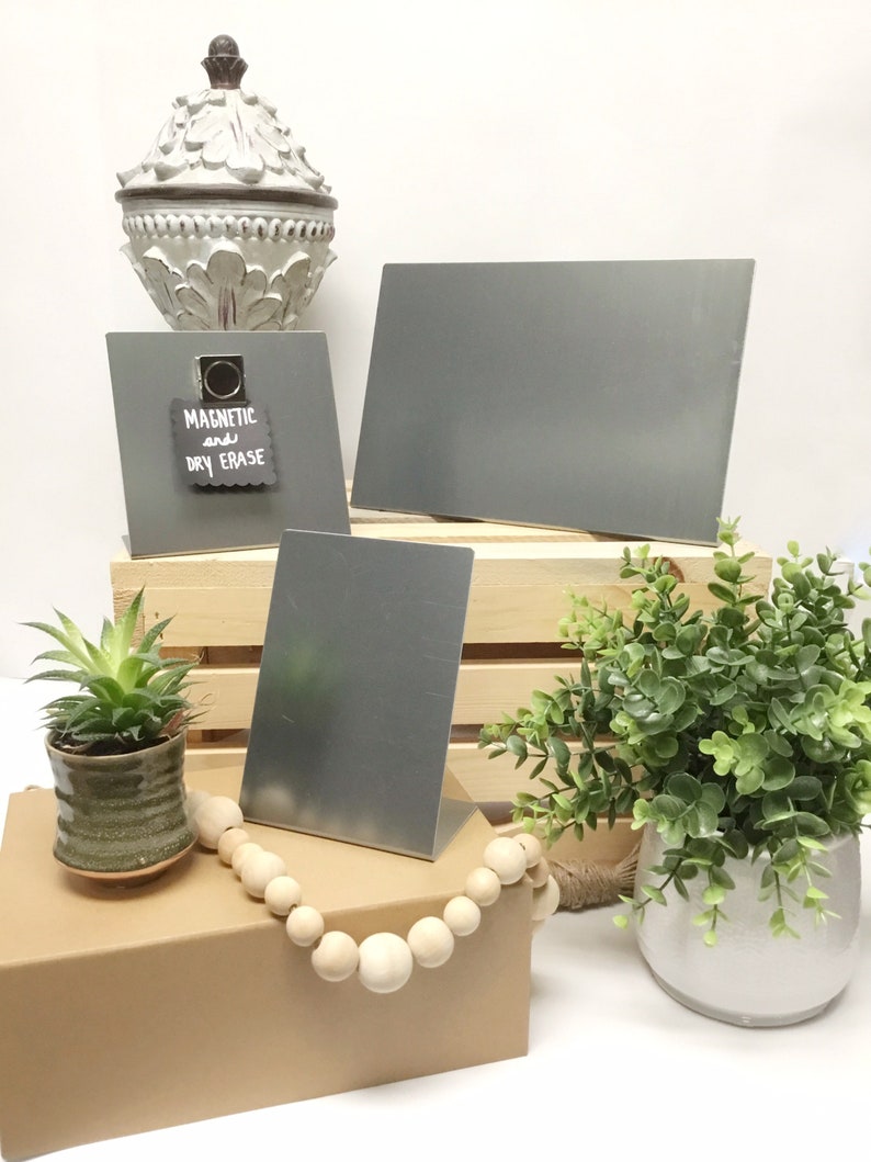Steel Magnet Board 11 X 8 Vision Board DIY Display Metal - Etsy