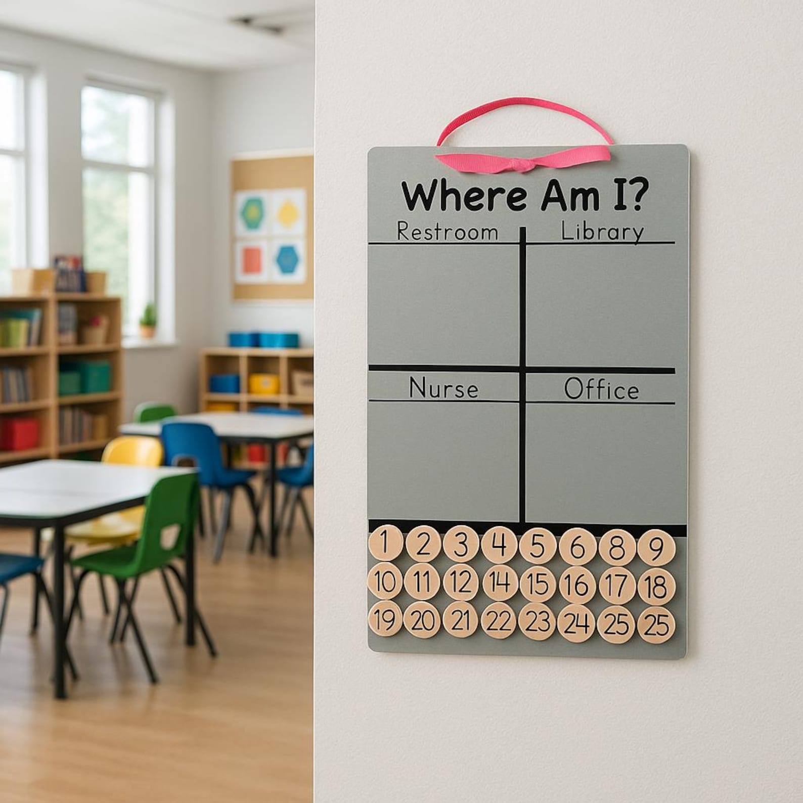 Student Locator Magnet Board: Classroom Management Organizer - Etsy