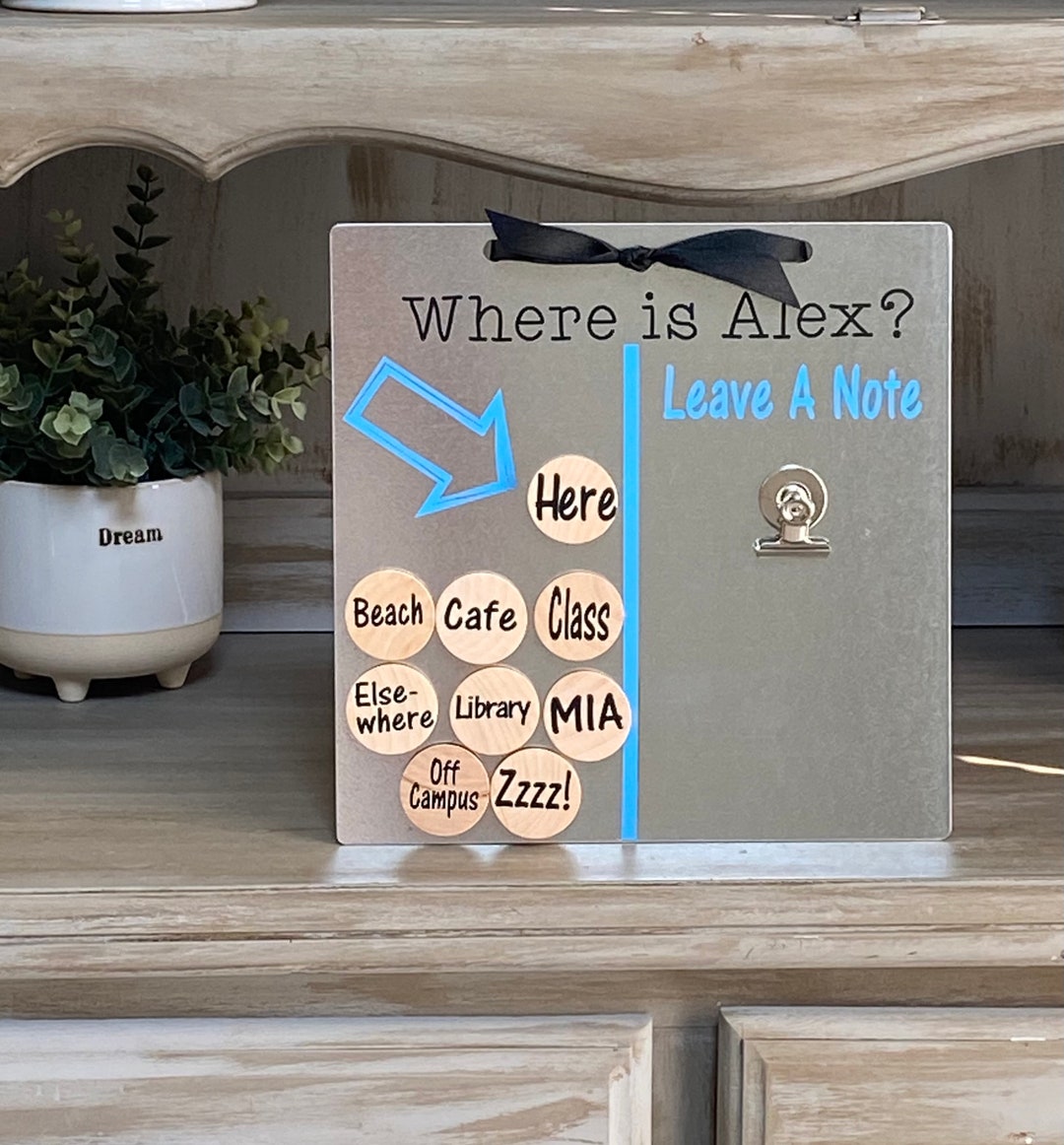 Door Sign Magnet Board Gift RA Magnet Board Dry Erase Board ...