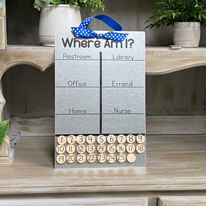 Student Locator Magnet Board: Classroom Management Organizer - Etsy