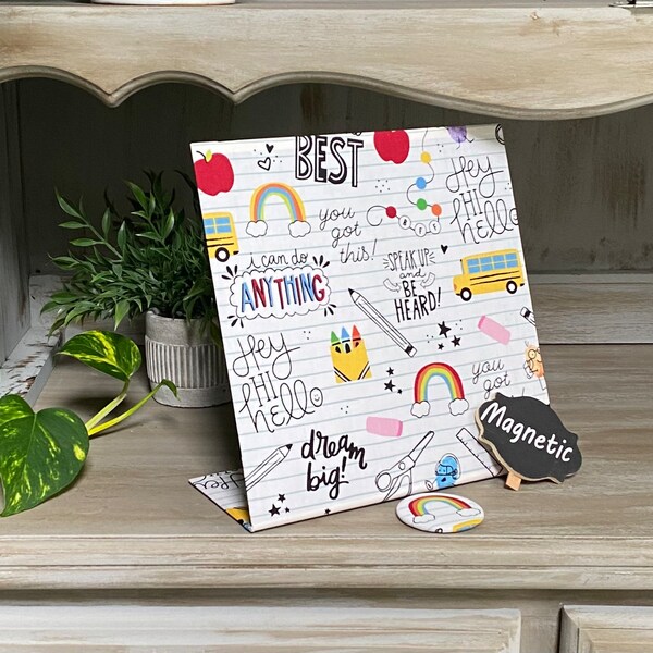 Magnetic Desktop Board - Etsy