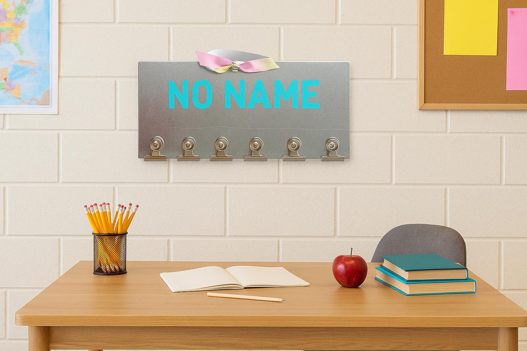 Custom "no Name" Classroom Board – Teacher Organizer, 14" X 7" - Etsy