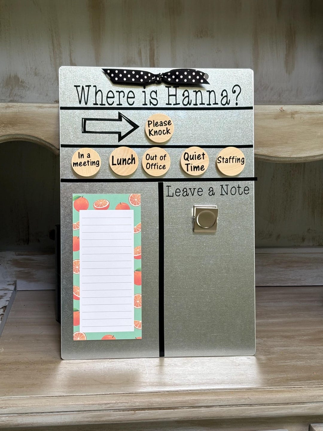 Personalized Magnetic Door Sign: Classroom, Office, Business, Apartment ...