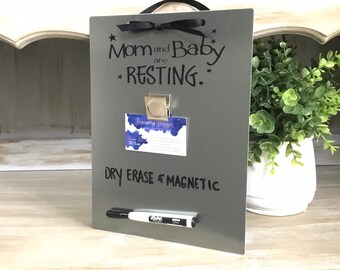 Mom is Resting Sign - Etsy