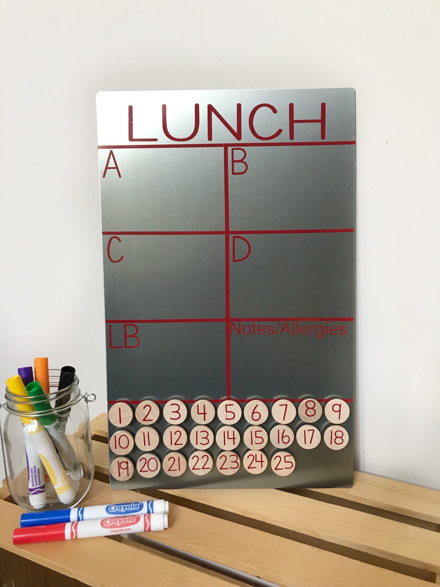 Classroom Lunch Count Classroom Set up Magnet Board Back | Etsy