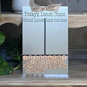 Custom Classroom Lunch Choice Board | Magnetic & Dry Erase | Teacher ...