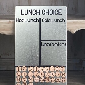 Custom Classroom Lunch Choice Board | Magnetic & Dry Erase | Teacher ...