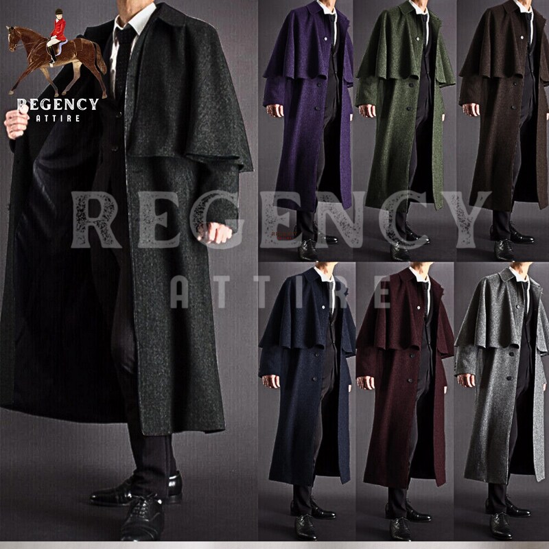 Inverness Coat Men - Etsy