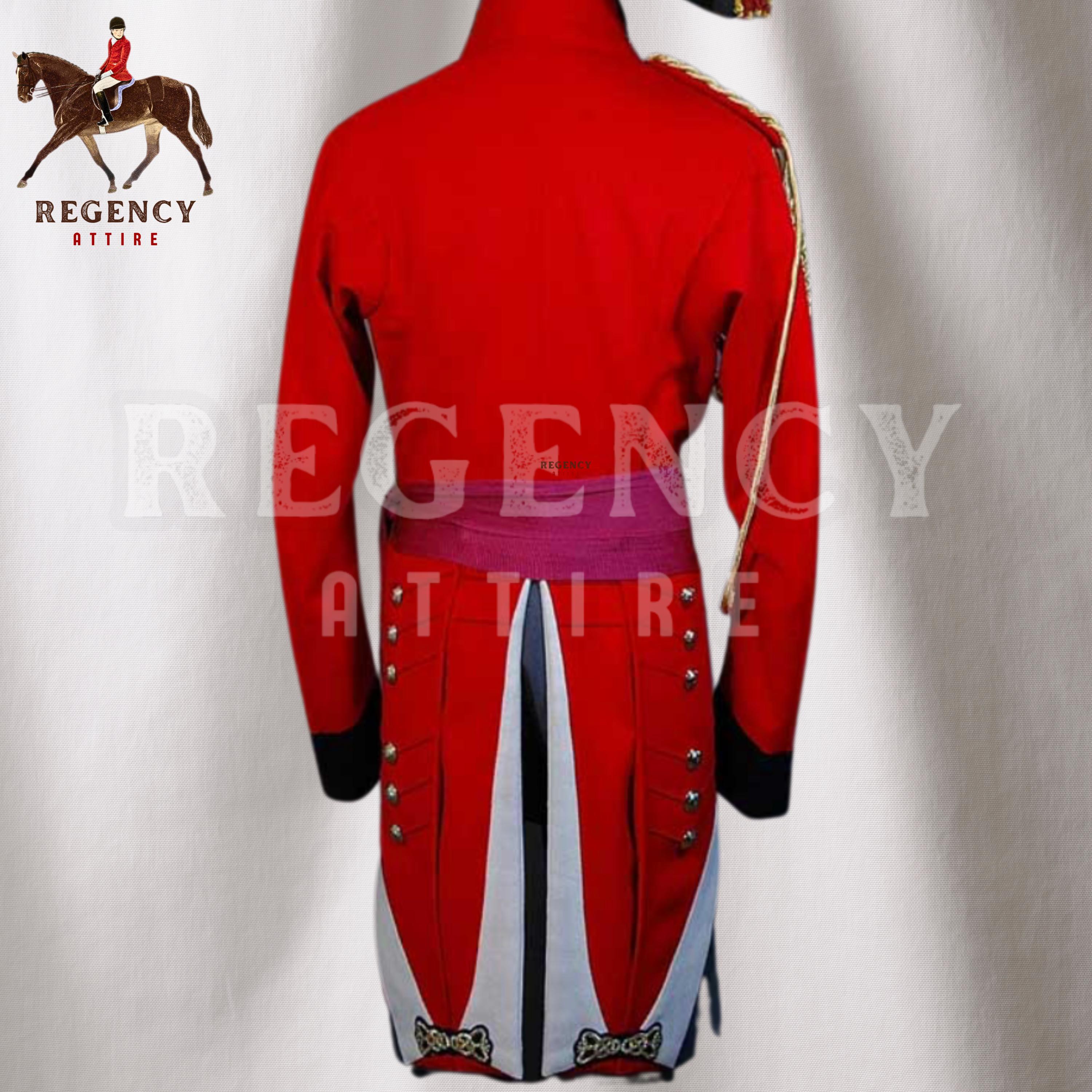British Military Lieutenant General's Regiment Coat, Officer Uniform ...