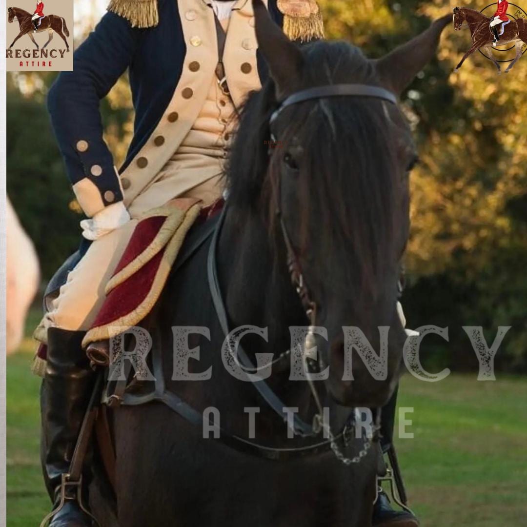 Mens Revolutionary Officer Uniform, George Washington Regency Tailcoat ...