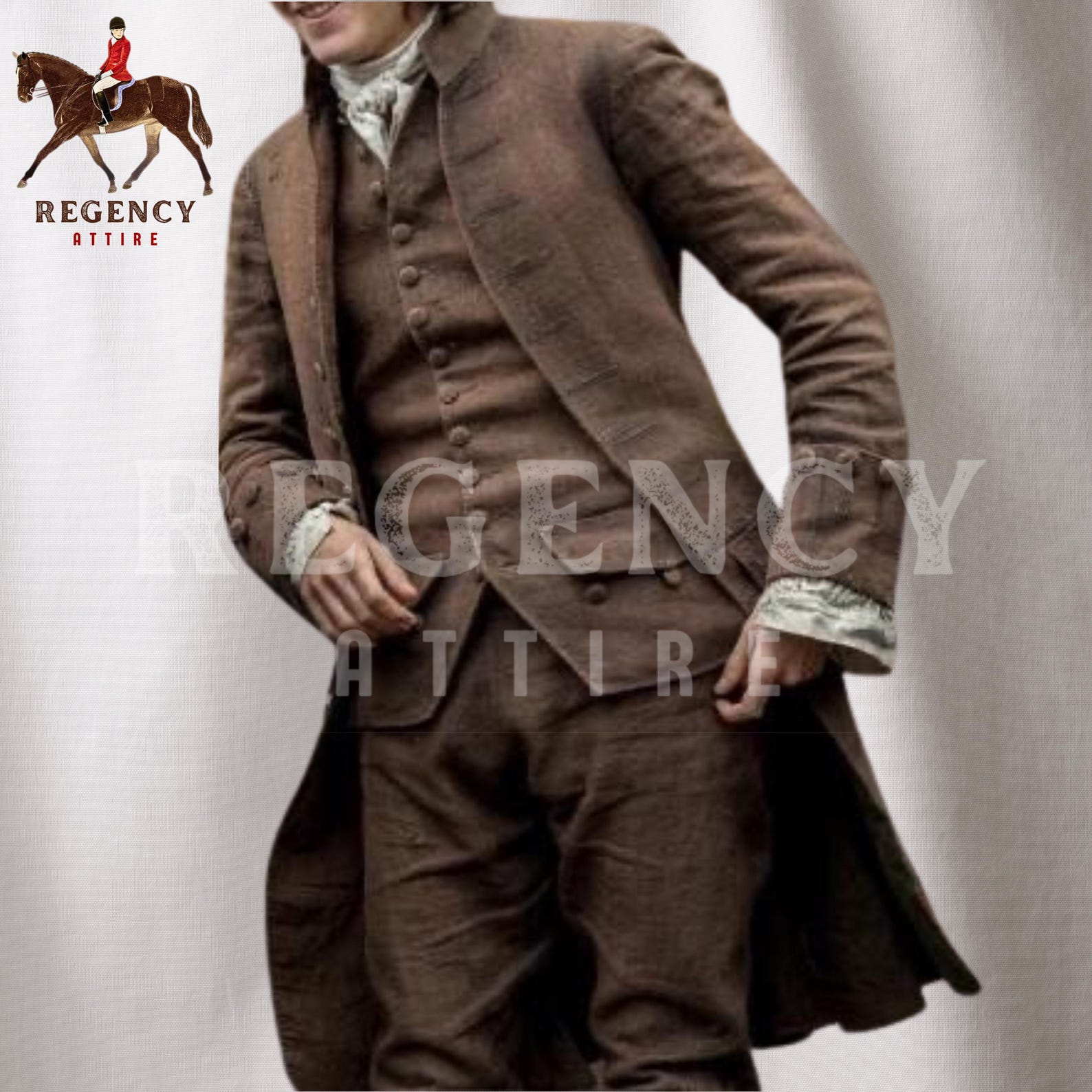 Men's Wool Regency Tailcoat Jacket – Colonial Aristocrat Cosplay - Etsy