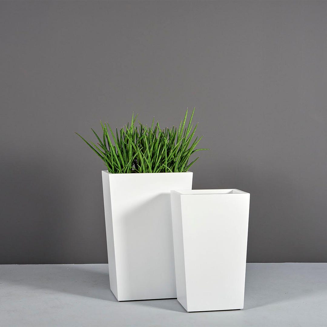 Amsterdam Tapered Rectangular Planters | Container Gardening | Outdoor ...
