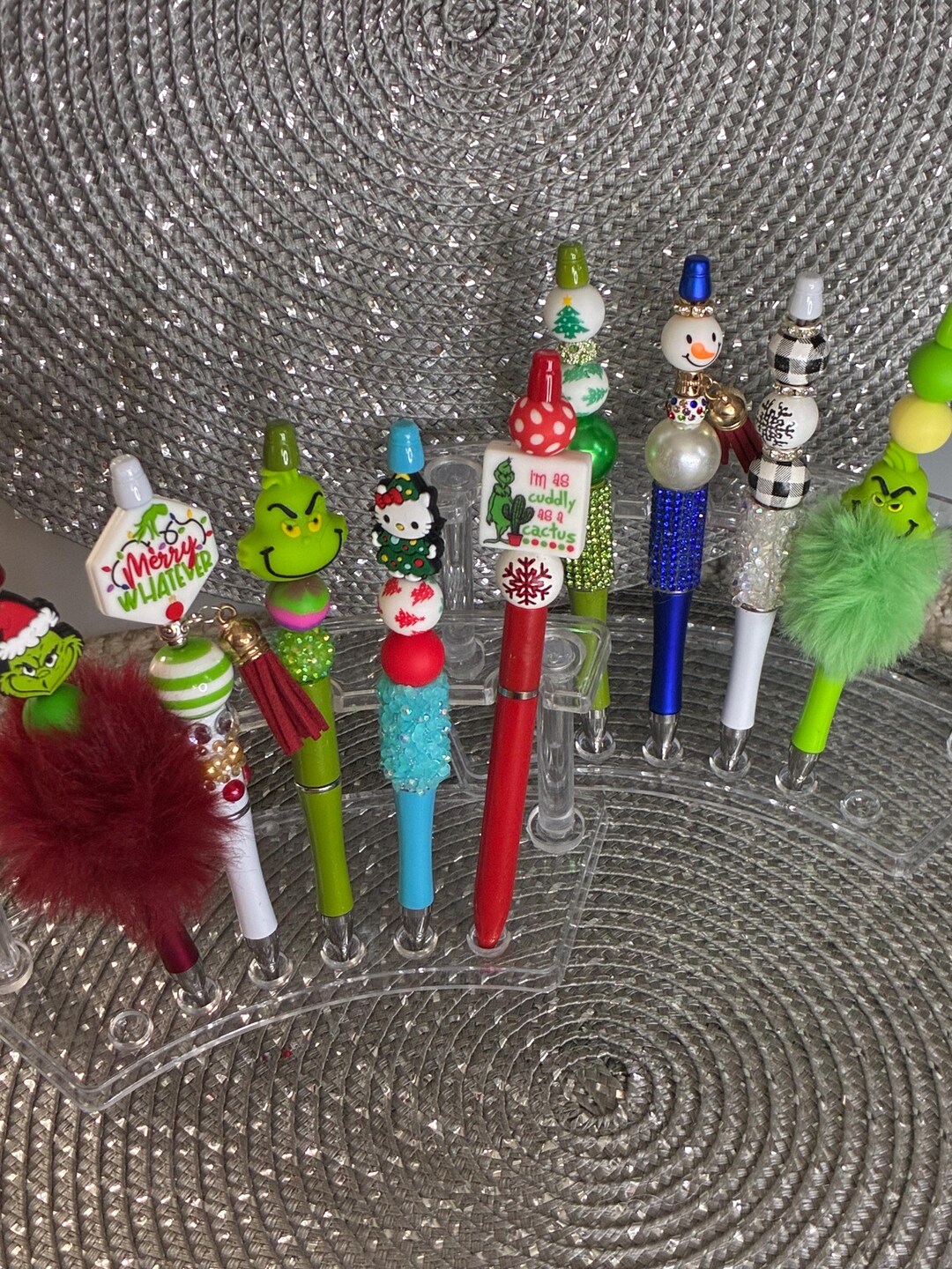 Merry Grinchmas- Grinch Themed Pens - Etsy