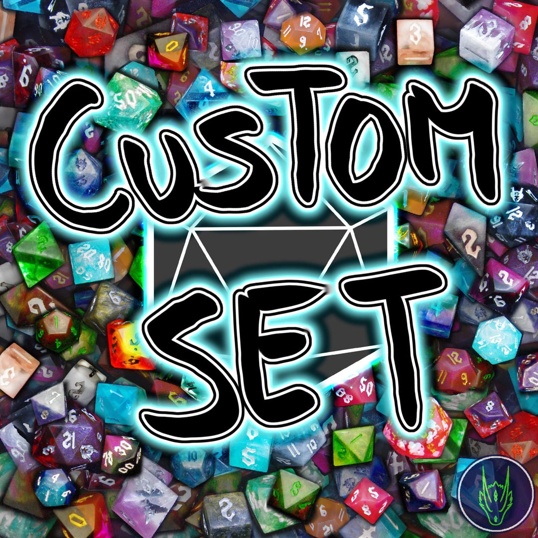 Dungeons & Dragons Custom Dice Sets, for Dnd Characters, Enviroments ...