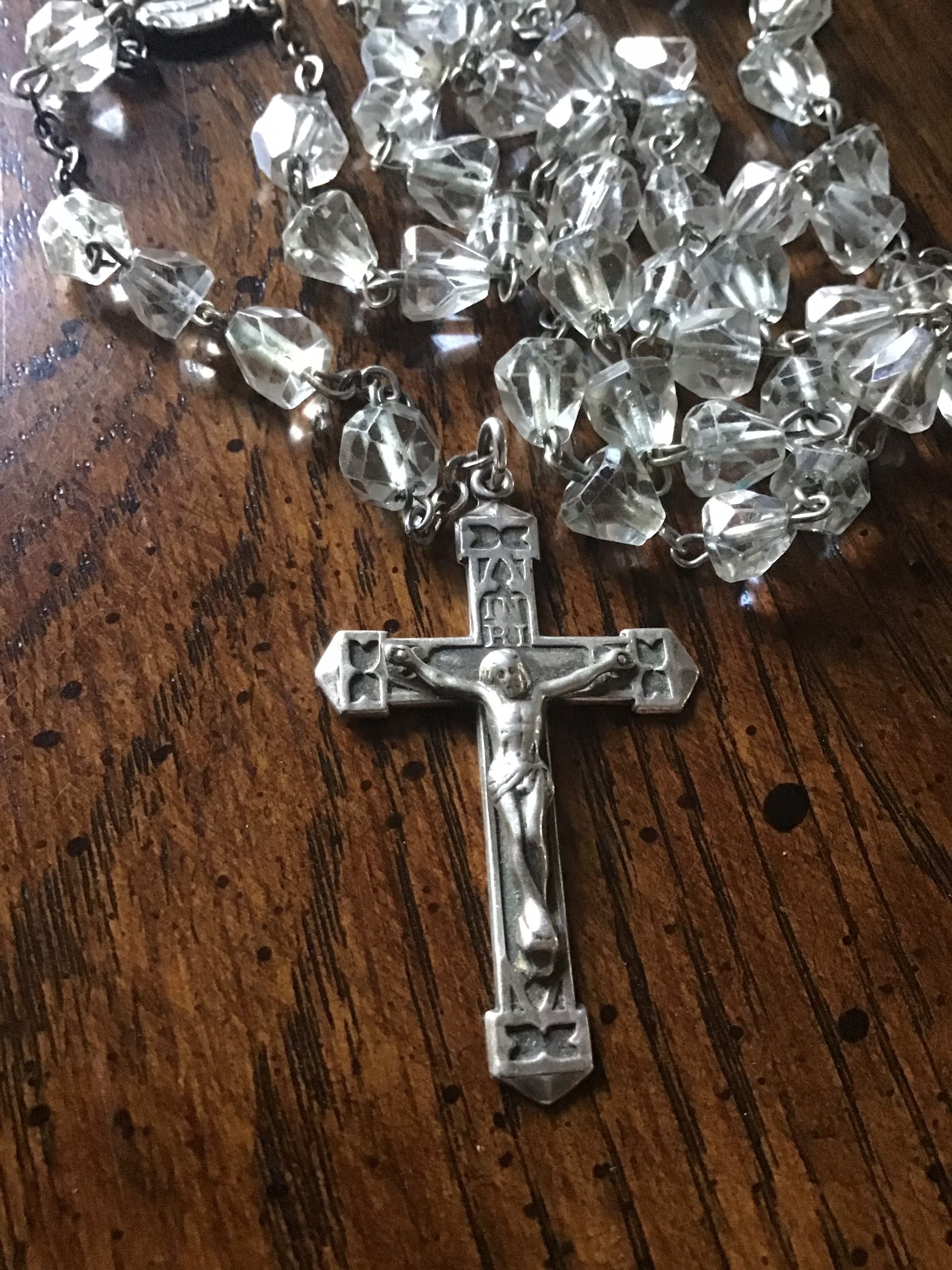 Enjoy 365 Day Returns Clear Crystal Glass Large Multi Shape Beaded ...