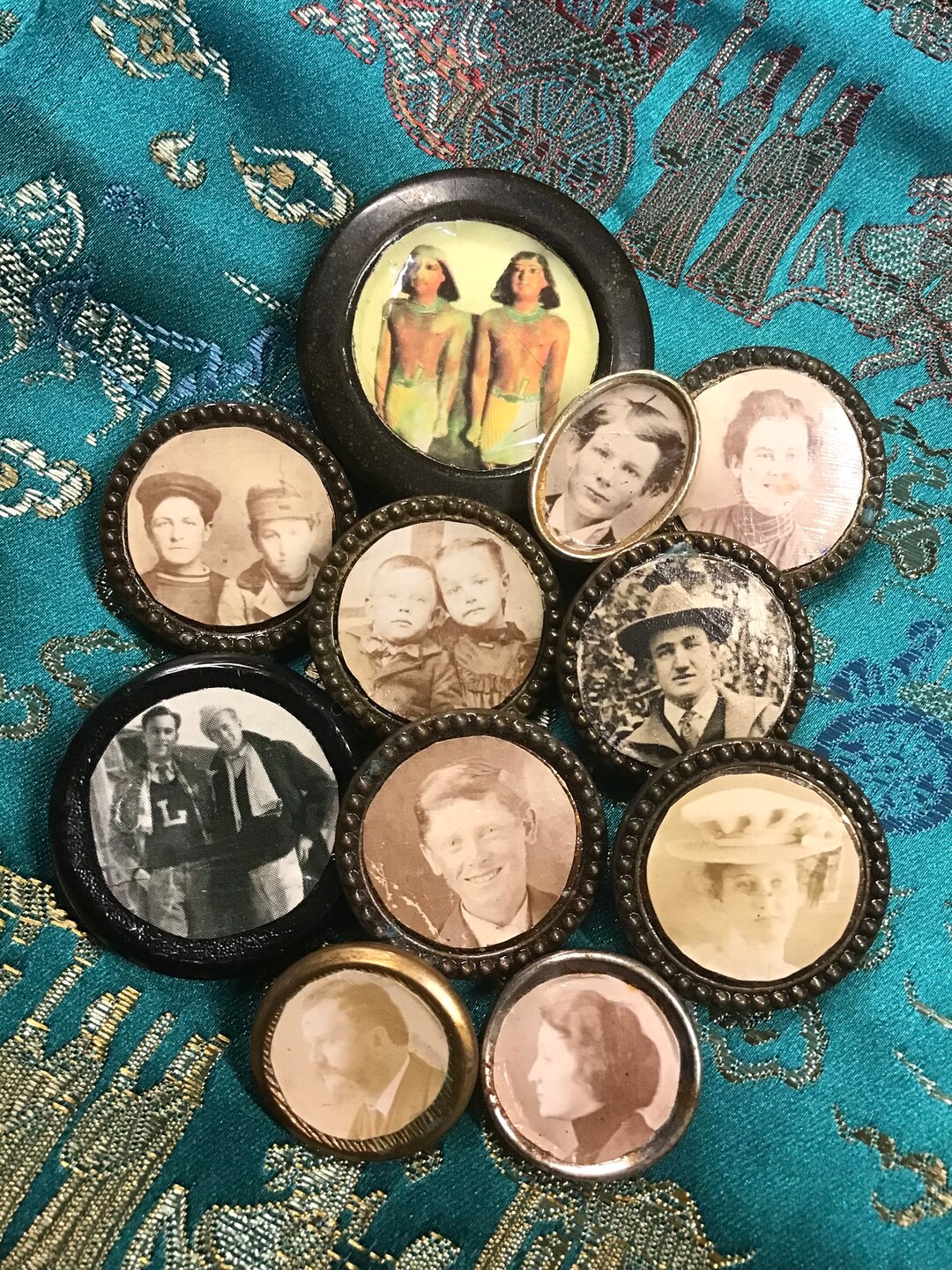 Button Portraits by Star Holmberg; 11 Unique Pieces; Original VTG ...
