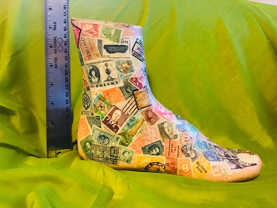 Collaged Foot Going Postal by Star Holmberg Bottom Reads Use Ripons ...