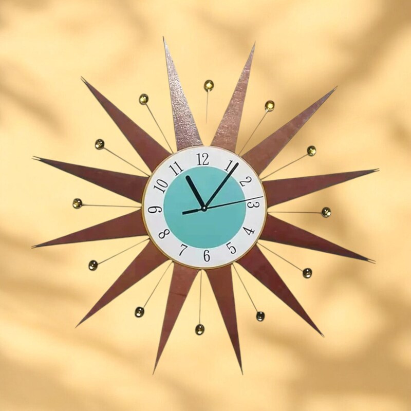 Retro Wall Clock - Etsy