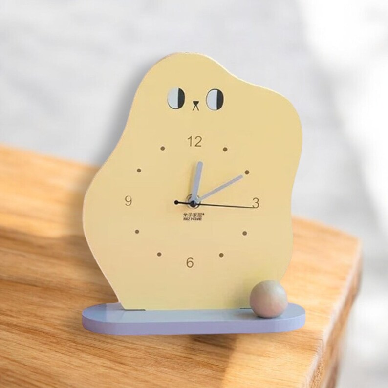 Desk Clock | Charming Nordic Silent Alarm Clock for Minimalist Home ...