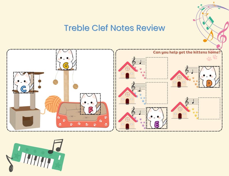 Digital Beginner Music Game PDF, Fun Music Education for Kids, Learn ...