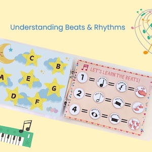 Beginner Music Game Book, Fun Music Education for Kids, Learn Music ...