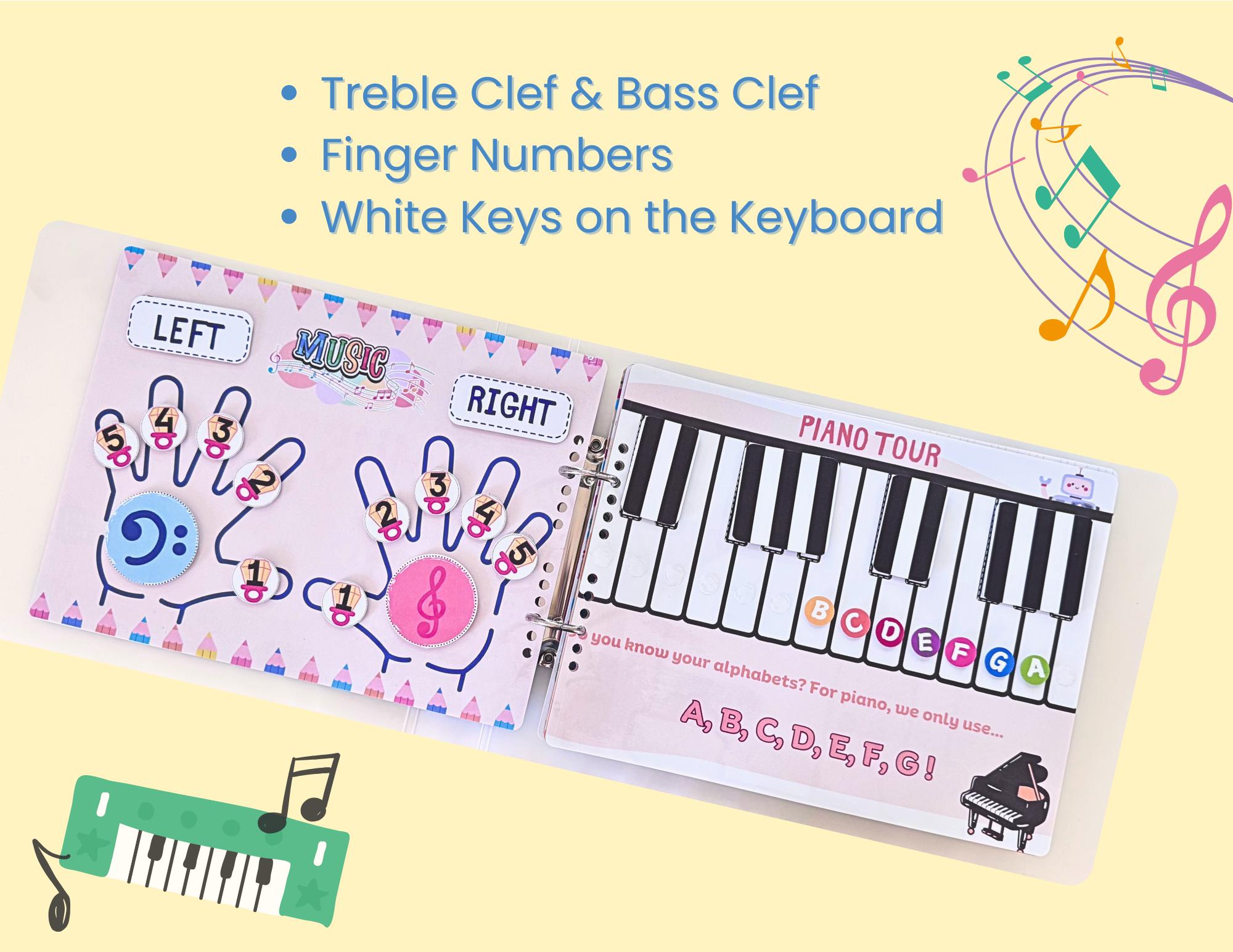Beginner Music Game Book, Fun Music Education for Kids, Learn Music ...