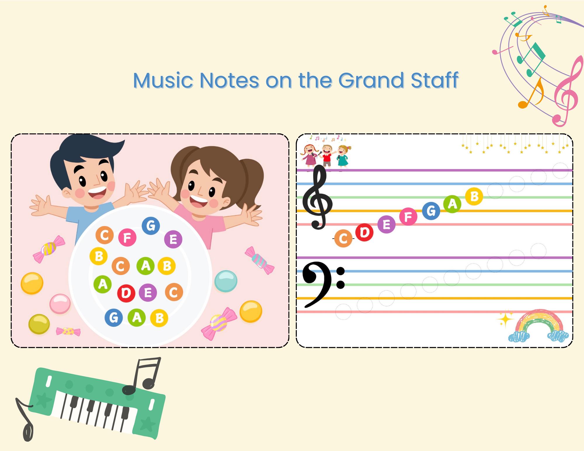 Digital Beginner Music Game PDF, Fun Music Education for Kids, Learn ...