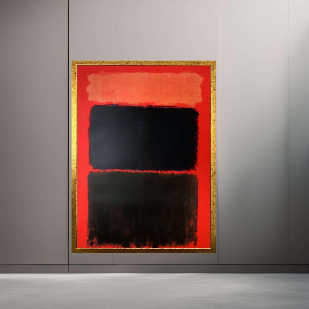 Mark Rothko Minimalist Modern Frame Canvas Wall Art Print - Etsy