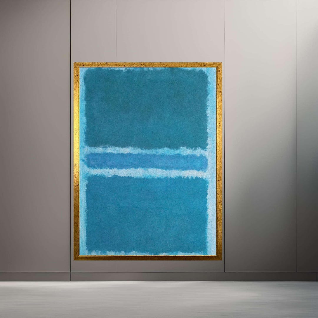 Mark Rothko Minimalist Modern Frame Canvas Wall Art Print - Etsy