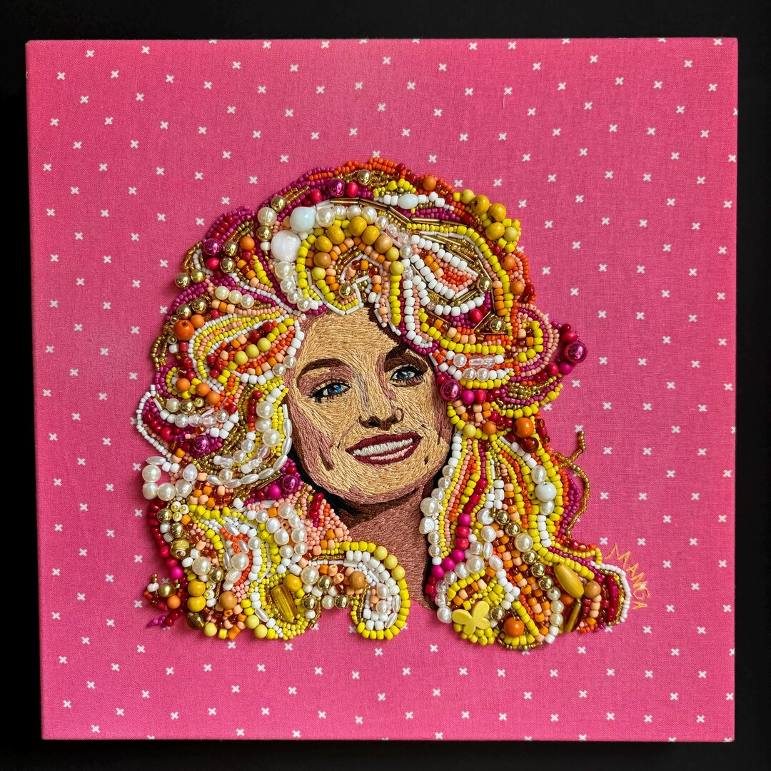 Dolly Parton Hand Embroidery - Etsy