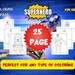 25 Superhero Coloring Pages for Kids: Party Activity (PDF) - Etsy