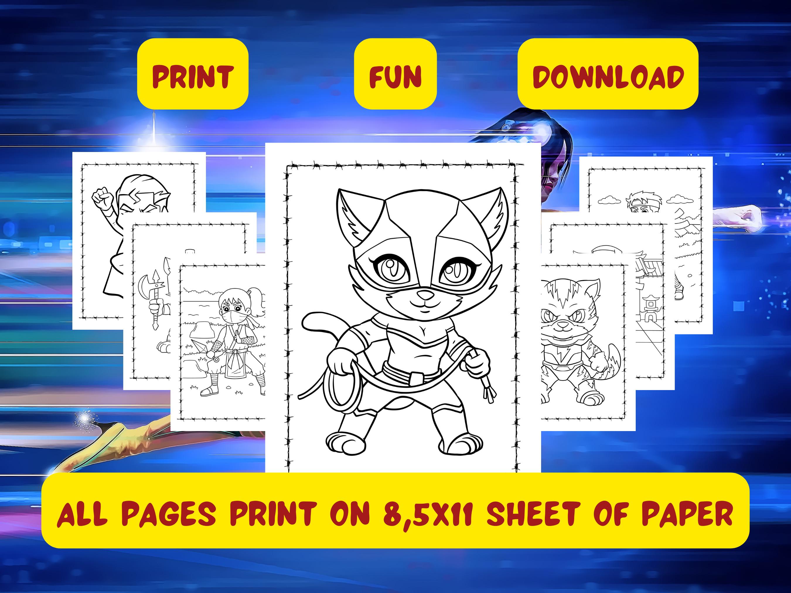 25 Superhero Coloring Pages for Kids: Party Activity (PDF) - Etsy