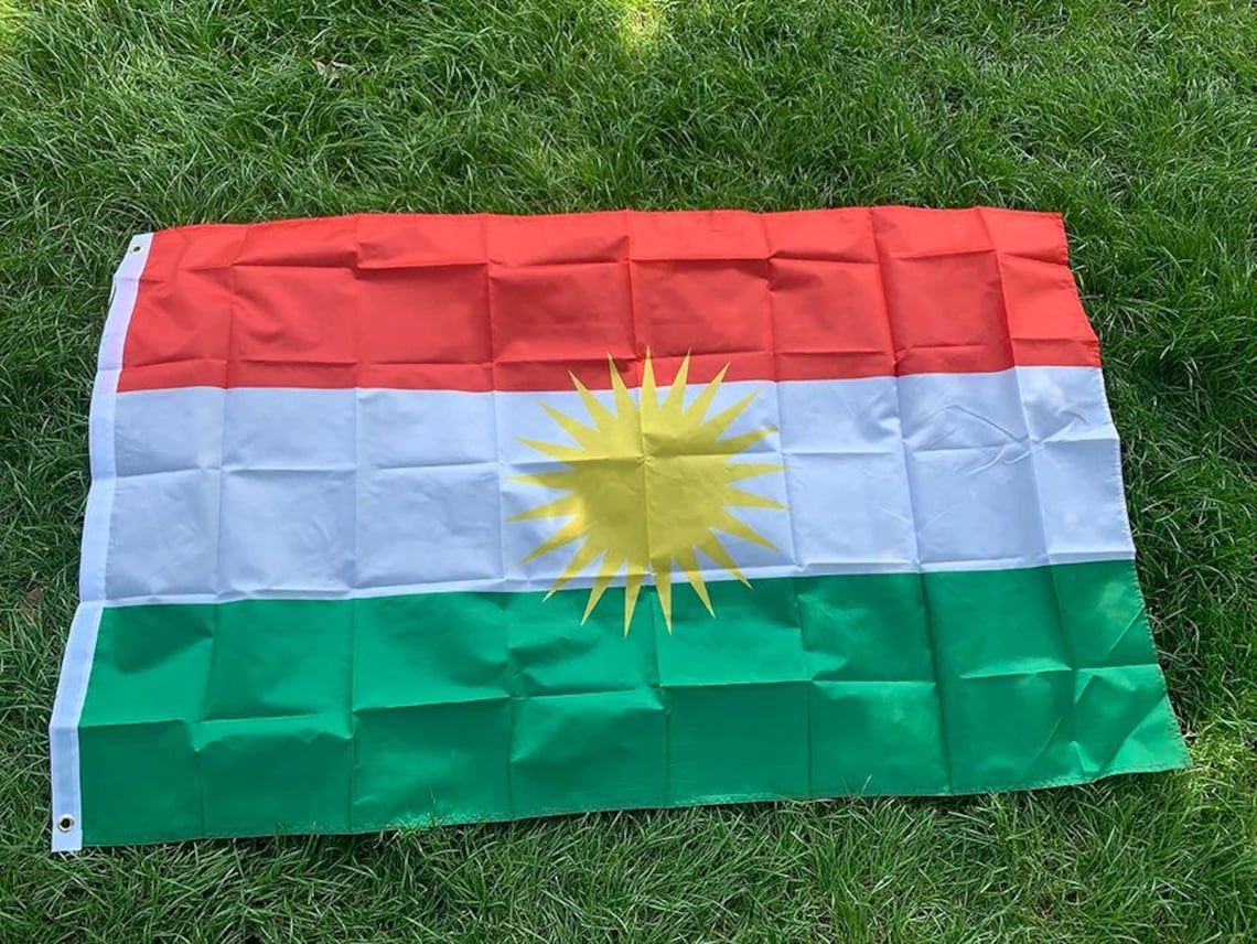 Kurdish Flag Kurdistan Banner Indoors or Outdoors - Etsy