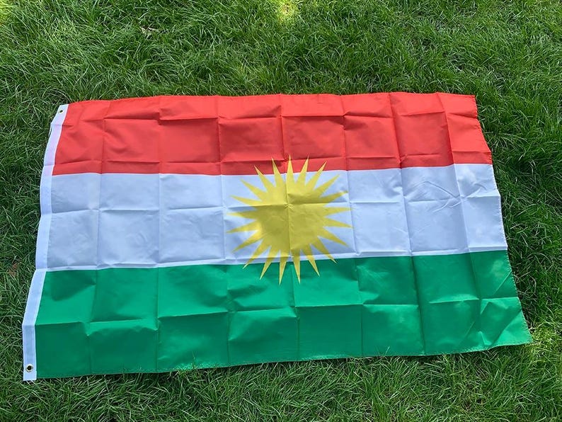 Kurdish Flag Kurdistan Banner Indoors or Outdoors - Etsy
