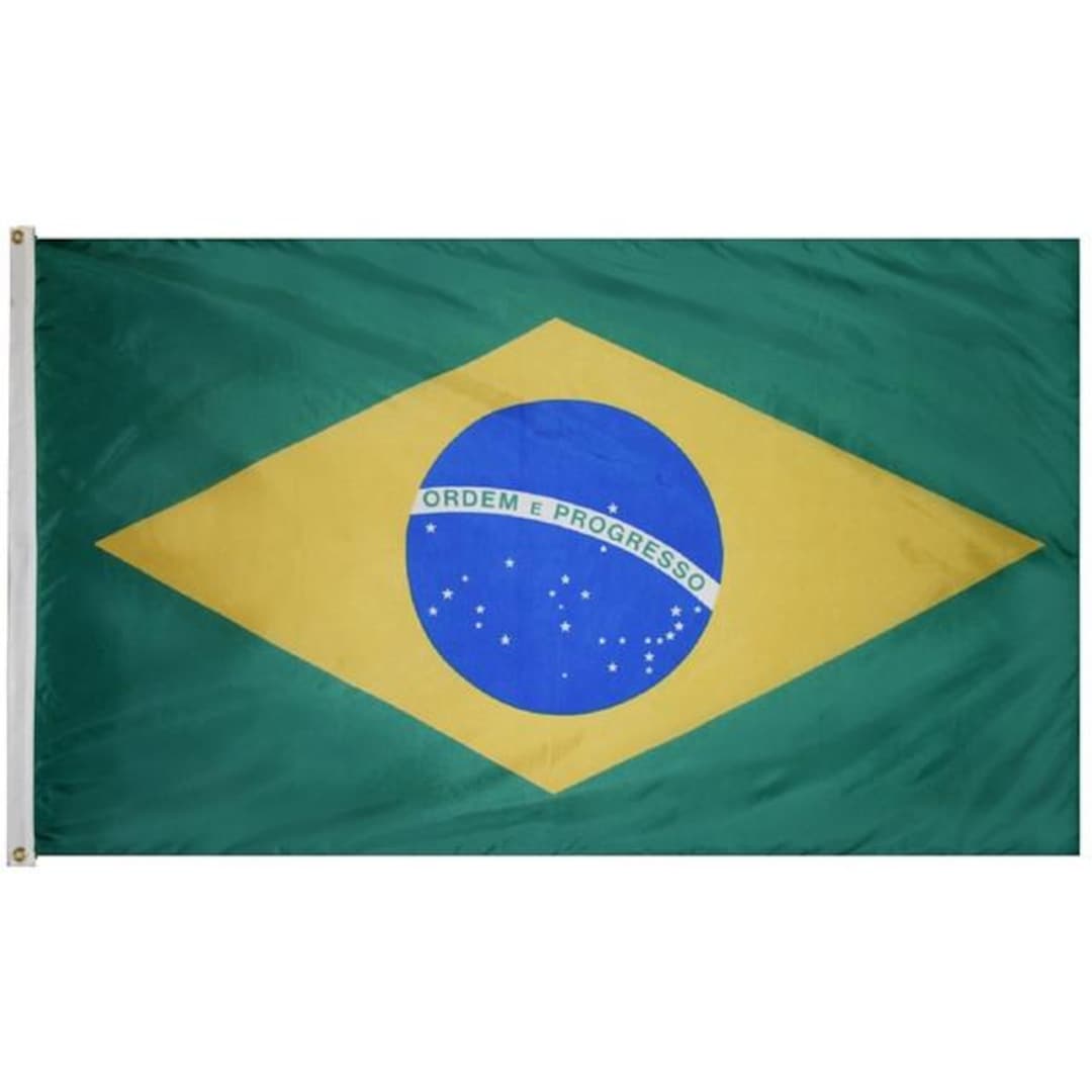 Brazil Flag Brazilian Banner Indoors or Outdoors - Etsy