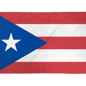 Puerto Rico Flag National Banner – Indoors or Outdoors - Etsy