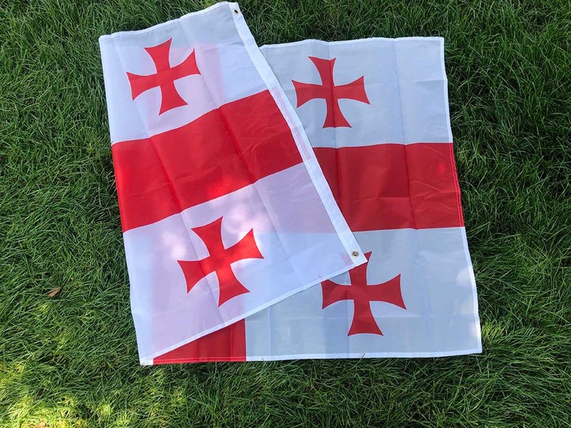 Georgia Flag National Banner of Georgia Indoors or Outdoors - Etsy