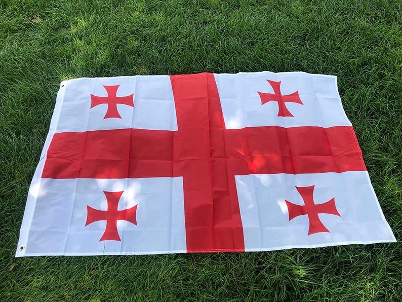 Georgia Flag National Banner of Georgia Indoors or Outdoors - Etsy