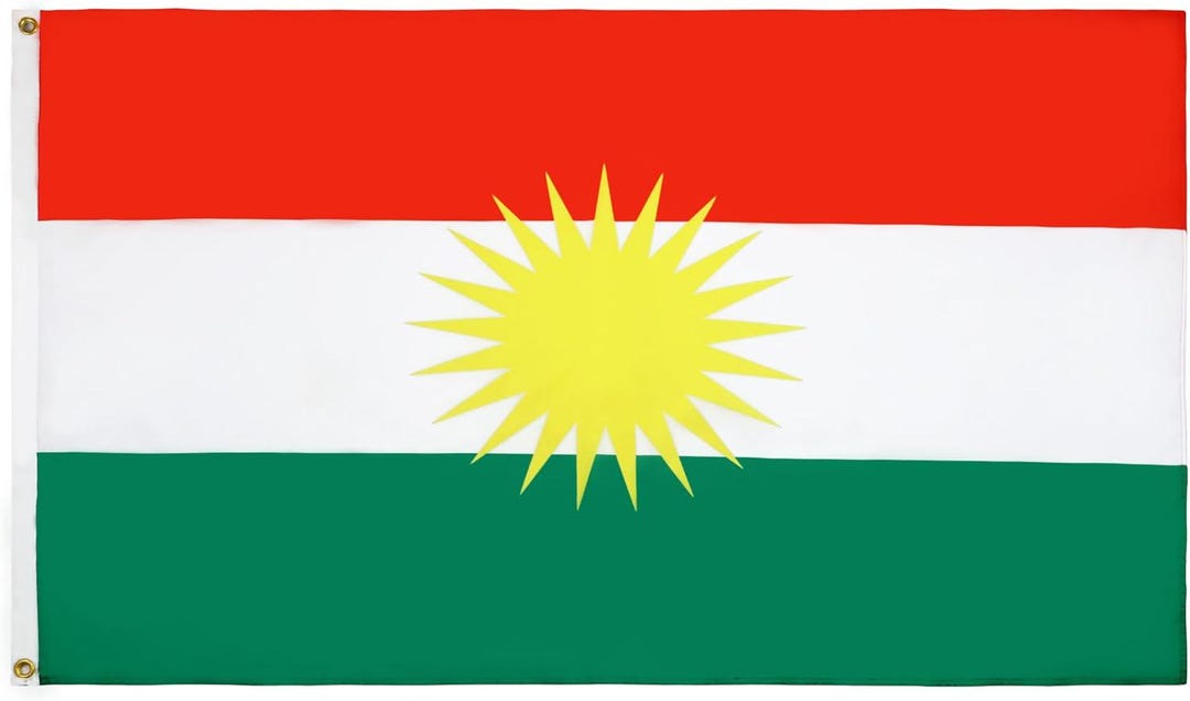 Kurdish Flag Kurdistan Banner Indoors or Outdoors - Etsy
