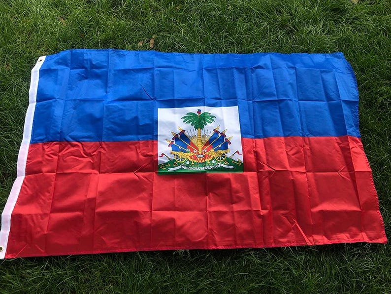 Haitian Flag National Banner of Haiti - Etsy