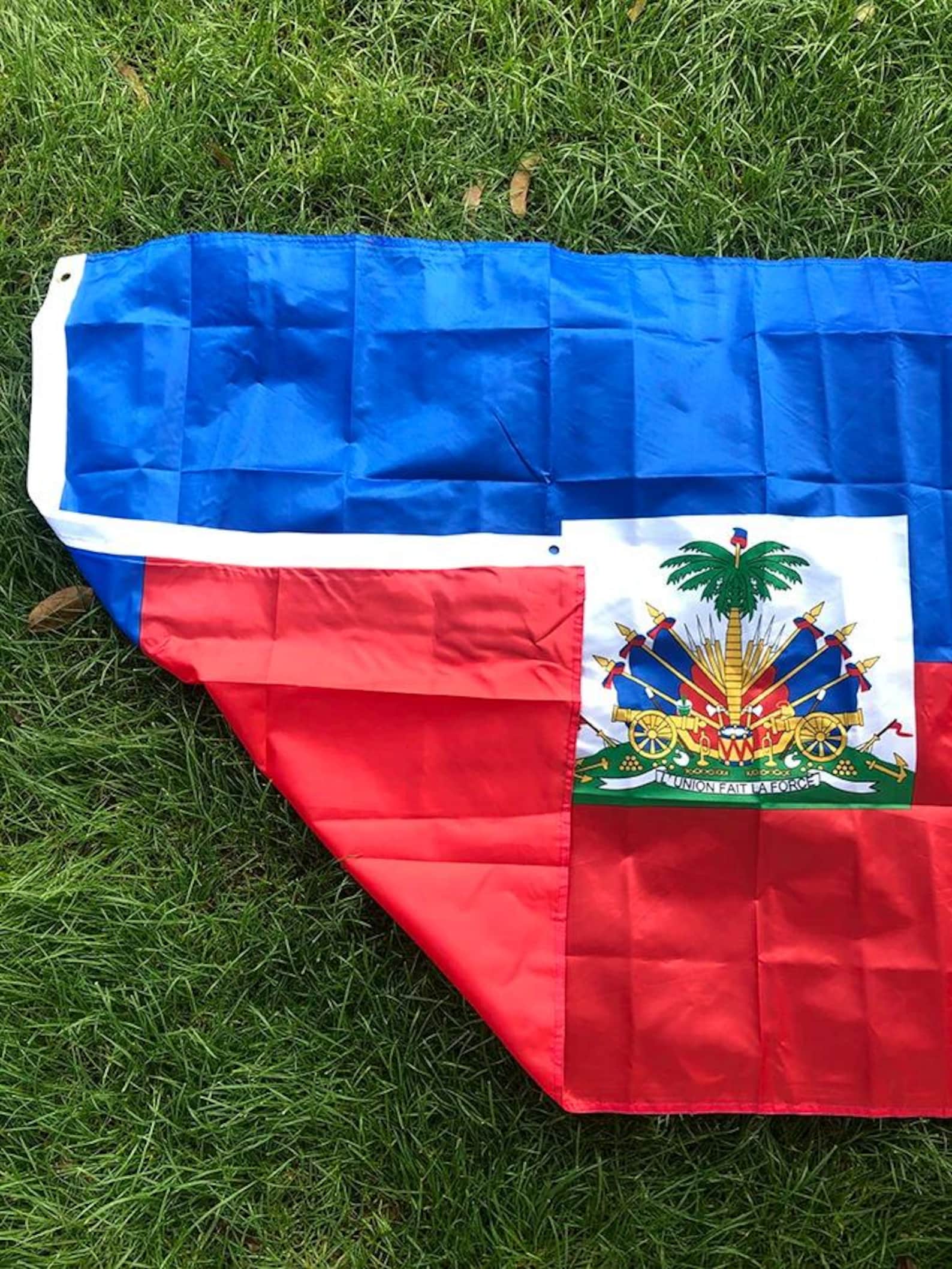 Haitian Flag National Banner of Haiti - Etsy