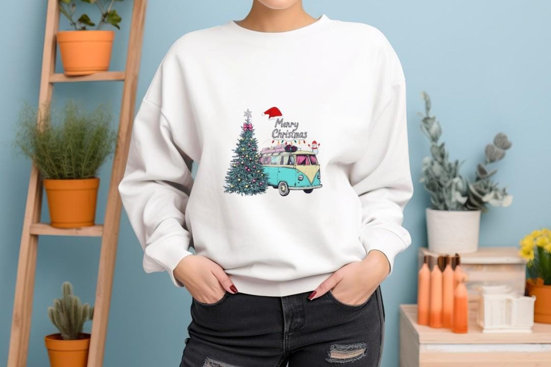 Christmas Campervan PNG ,holiday Camper Clipart, Winter Camp Png ...