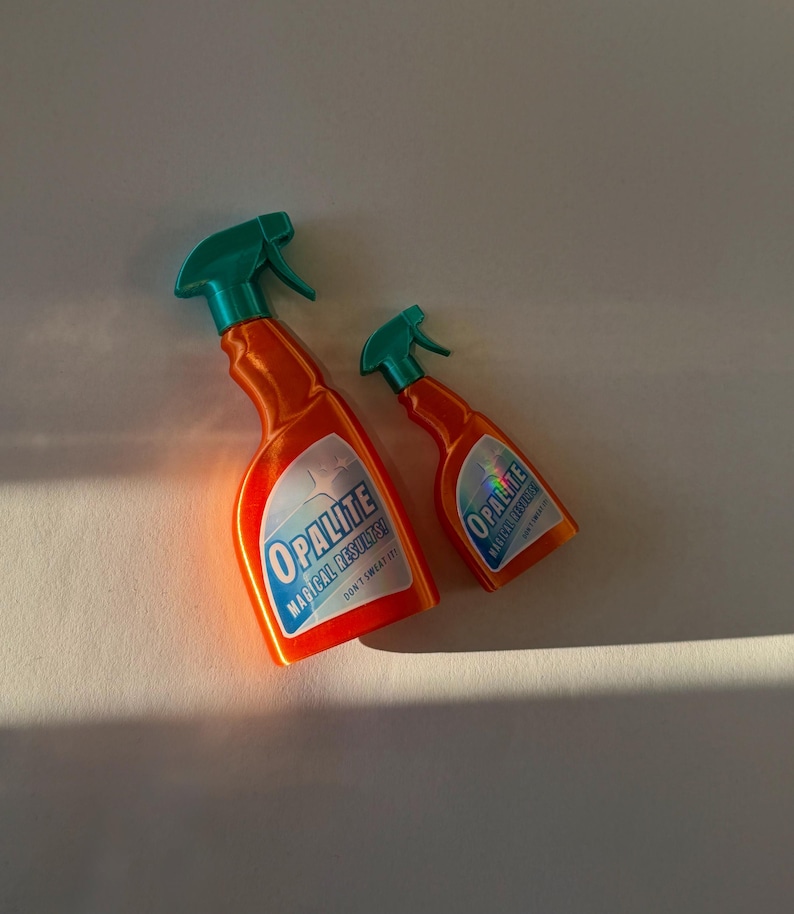 Opalite Spray Bottle Figurine, Keychain, or Ornament | 3d-printed Merch ...