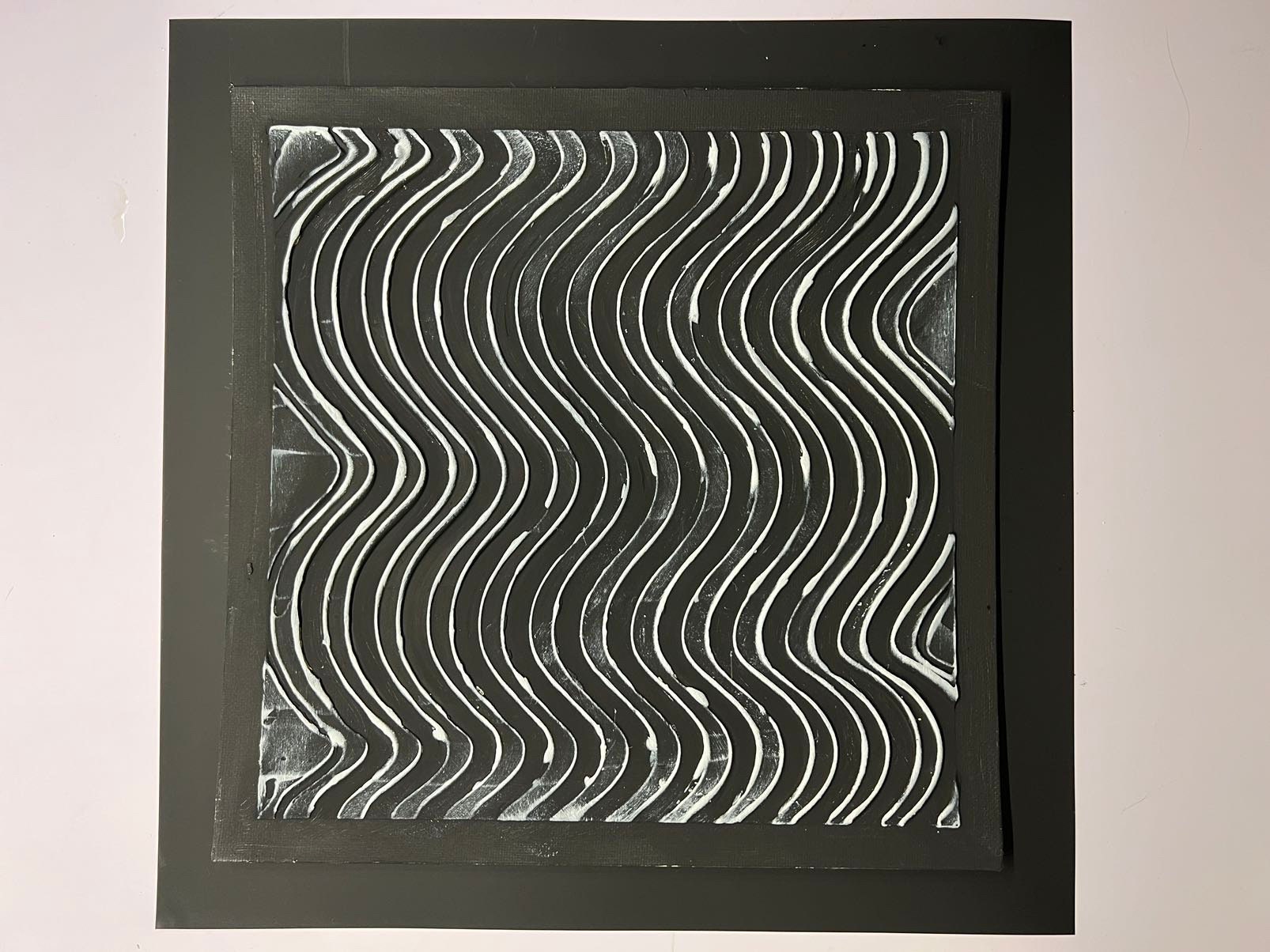 Plaster Wall Art, Contemporary Textured, Scandinavian Decor, Modern ...