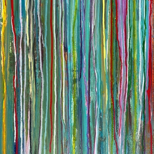 Original Acrylic Drip Painting on 24x18 Canvas | Ready to Ship | Canvas ...